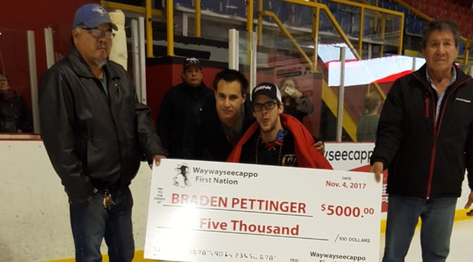 Waywayseecappo First Nation honors Braden Pettinger | Waywayseecappo ...